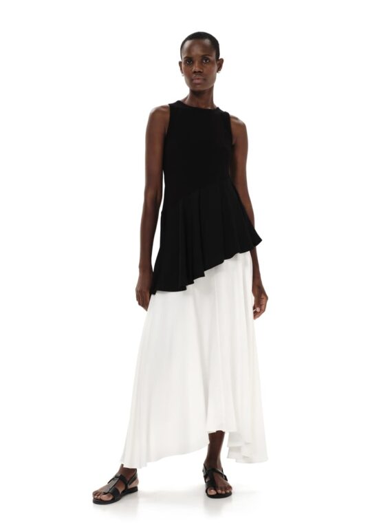 Maxi Asymmetrical Skirt - Luxurious Drapery | Skirts, SS24 ...